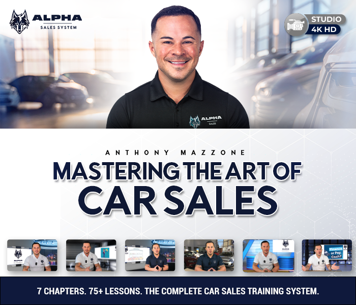 Mastering The Art Of Car Sales – Alpha Sales System